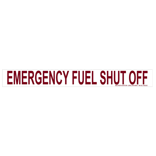 EMERGENCY FUEL SHUT OFF