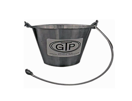 GTP-3905 STAINLESS STEEL BUCKET W/ GROUND WIRE | Becker Aviation
